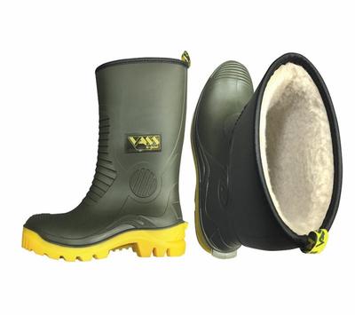VASS Tex Fleece Lined Wellie Short Waterproof R Boot Welly - All Sizes ...