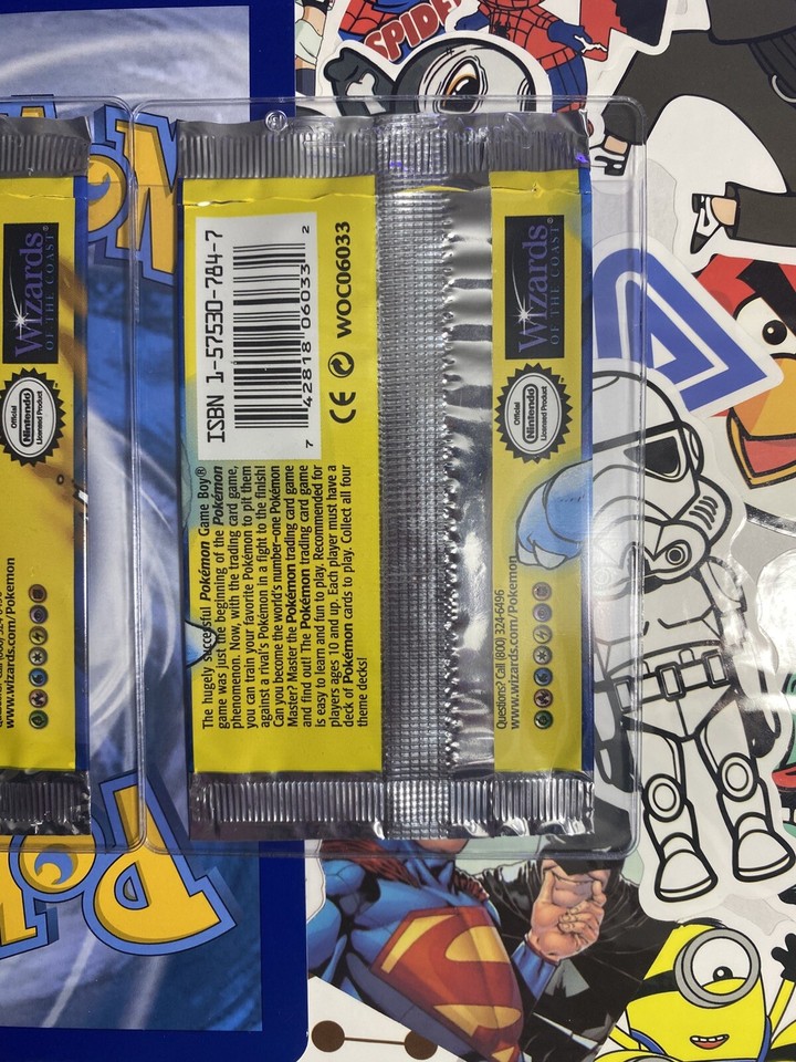 ⭐️💎 (3) 1st Edition Base Set Packs - English 1999 Pokémon - EMPTY NO ...