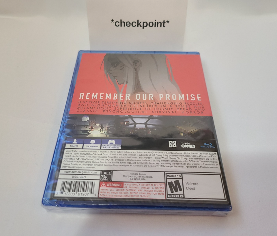 NEW Signalis (PS4) 1ST PRINT w/ Lenticular Polaroid Photo Inside SEALED ...