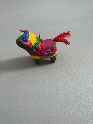 Vtg HALLMARK FELIZ NAVIDAD Christmas Keepsake Ornament MEXICAN BULL ...