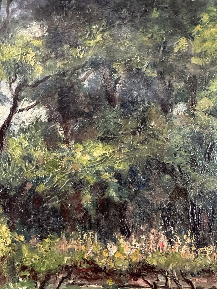 Walter OETTEN (1897-1972) Vintage Oil On Canvas Signed Alsatian School ...