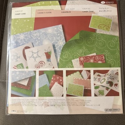 2007 Creative Memories 54 Piece Album Kit CANDY CANE NEW in Pack Made ...