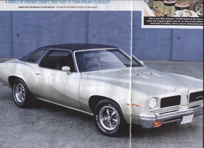 1973 PONTIAC GTO RESTORATION 6 page COLOR Article | eBay