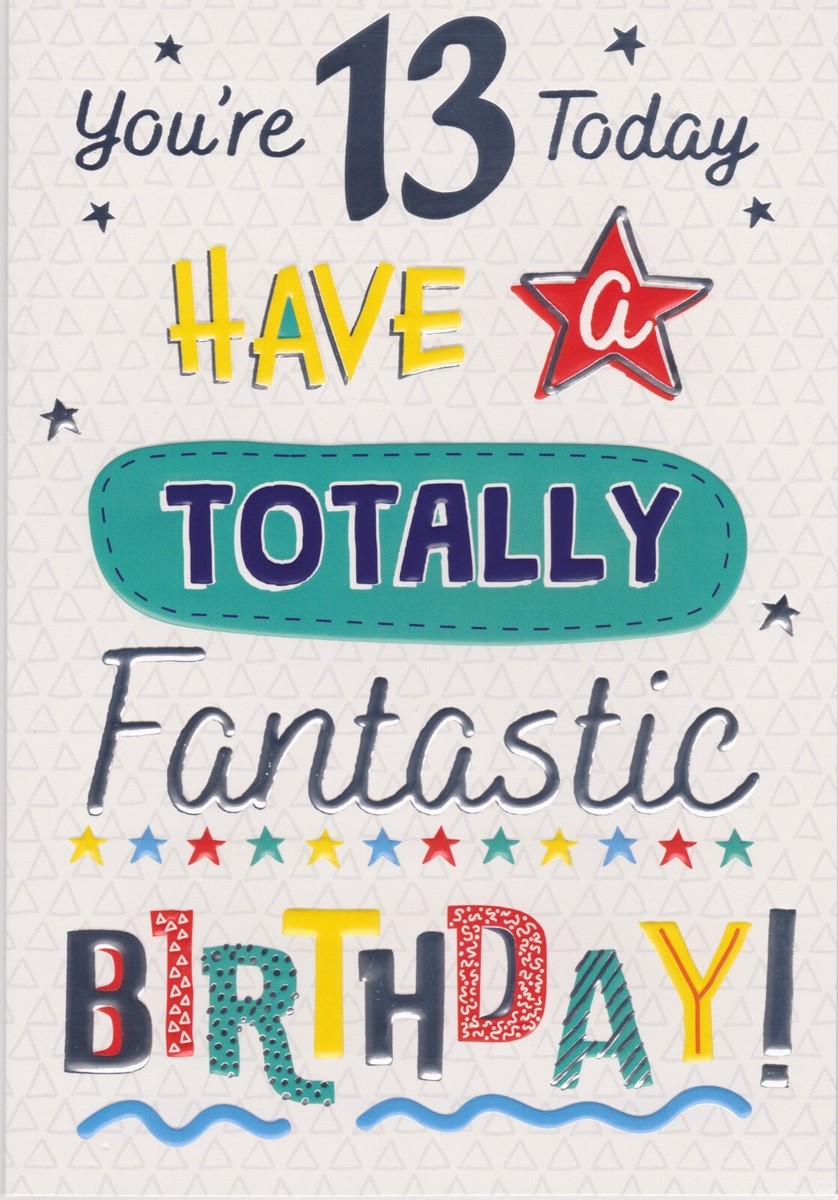 Happy 13th Birthday Boy Quotes