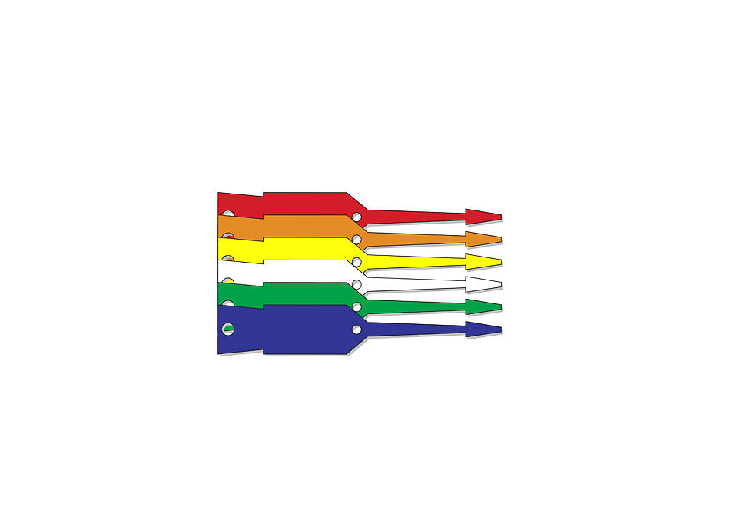 Arrow Key Tags 1000 Pack Self-Locking Vinyl Car Dealer Heavy Duty Auto ...