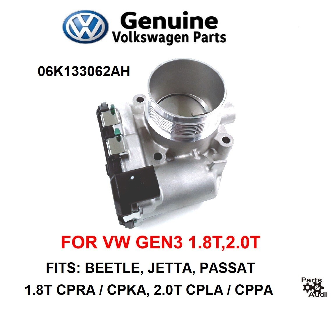 Fuel INJECTION THROTTLE BODY 06K133062AH 2015-18 Jetta, Beetle, Passat ...