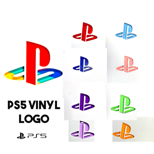 Playstation 5 Ps5 Vinyl Logo Sticker Insert for Covers | eBay