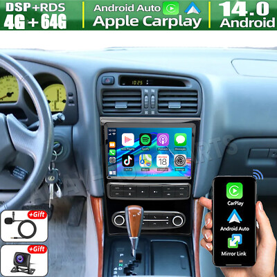 Carplay For Lexus GS300 GS400 GS430 1998-2005 Android 14 Car Stereo ...