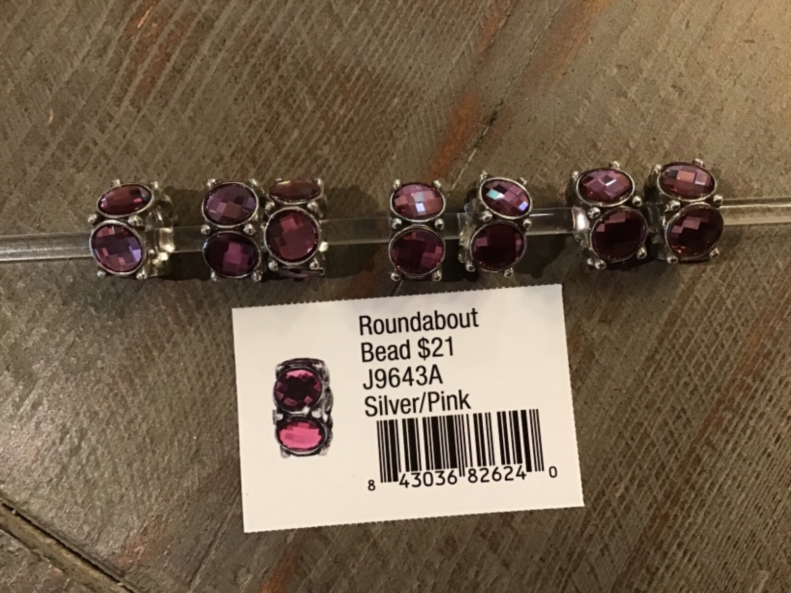 Brighton Roundabout Bead J9643A Silver/Pink | eBay