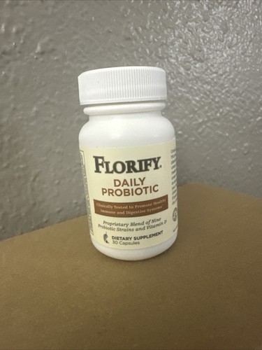 Florify® Daily Probiotic, 30 Capsules, New, Exp 2/25 | eBay