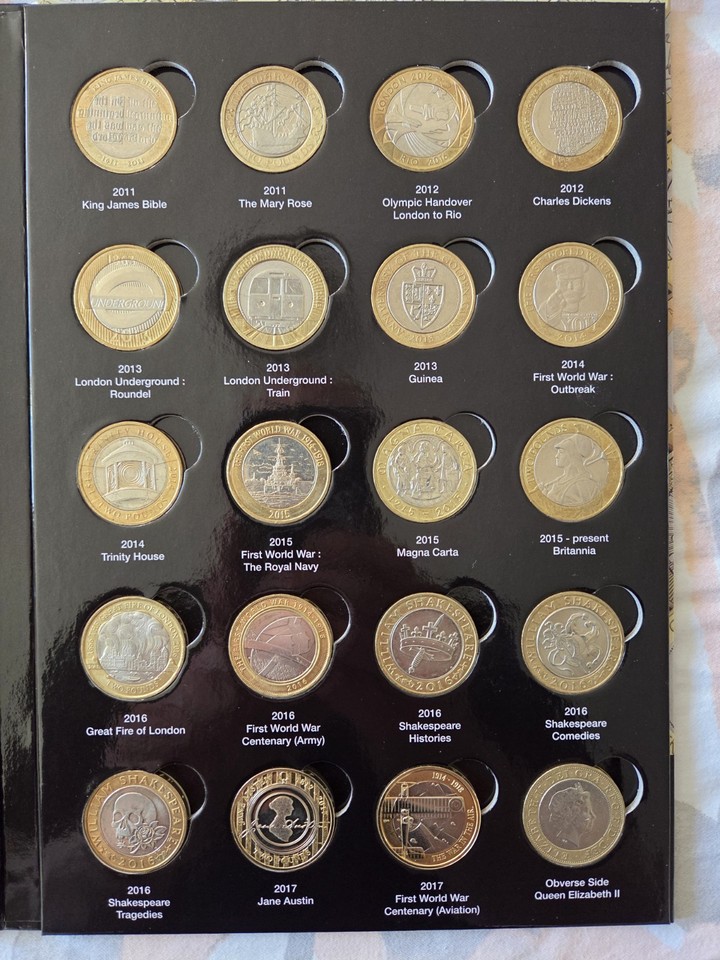 £2 Two Pound Coin Collection Complete 💫 | eBay UK
