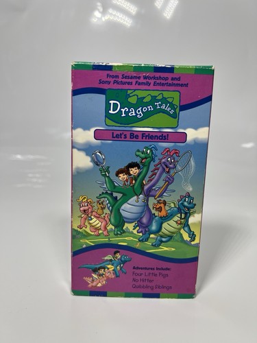 Dragon Tales, Let's Be Friends, VHS tape, Sesame Workshop 43396065215| eBay