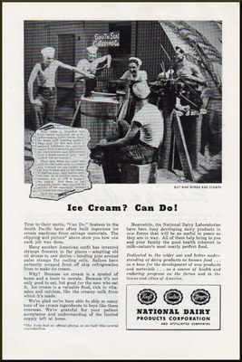 1945 vintage WW2 ad for National Dairy Assoc. Ice Cream-450 | eBay UK