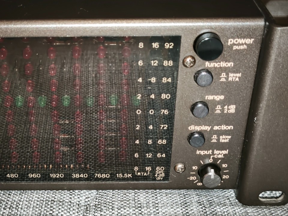 Audio Control C 50A Real Time Spectrum Analyzer HiFi Vintage Rare 220 ...