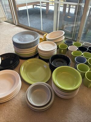 Huge Fiestaware Set 70+ Pieces Excellent Condition | eBay