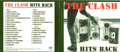 The Clash - Hits Back - 2CD Promo Album | eBay