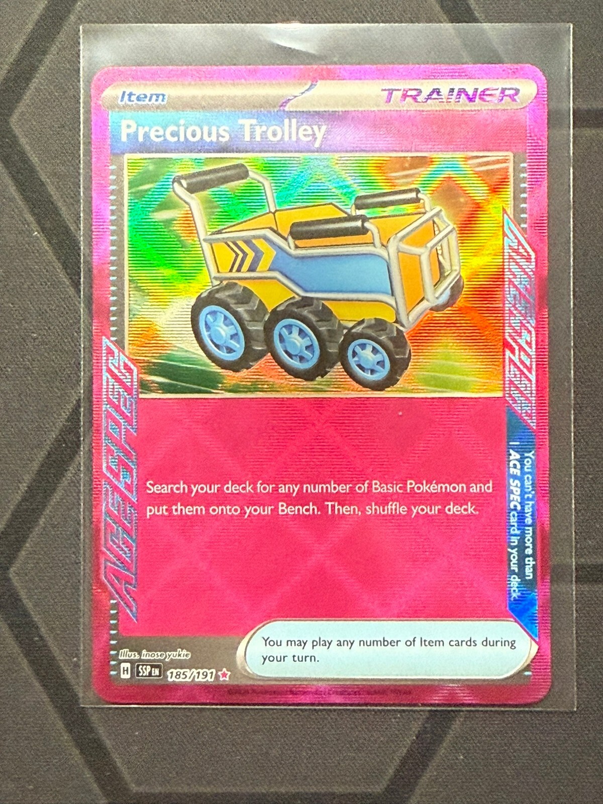 Precious Trolley - #185/191 - SV08: Surging Sparks - Holo | eBay
