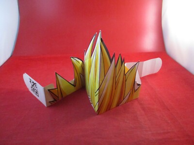 Dragonball Z for Kinect Xbox 360 Kinect Promotional Paper Goku Hair | eBay