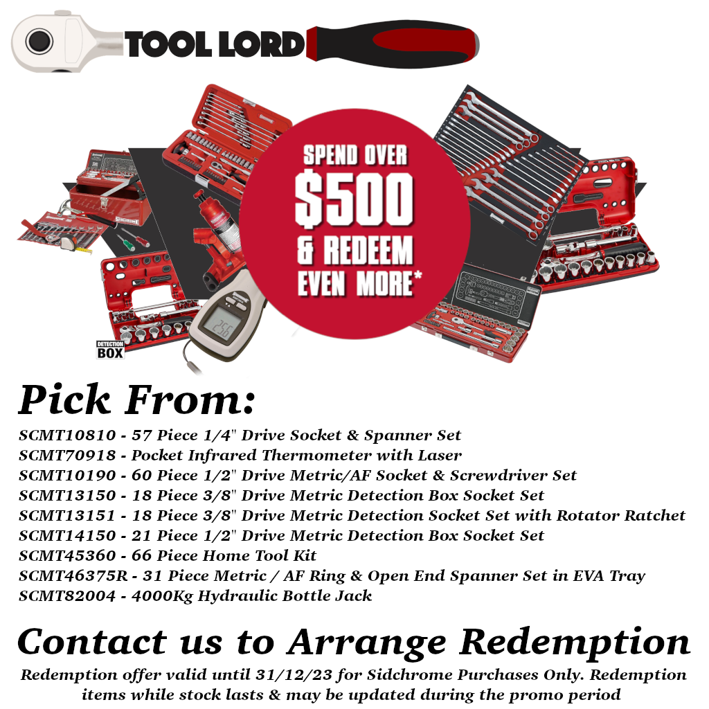 Sidchrome 613 Piece Metric & AF Foamed Triple Bank Tool Kit Tool Set ...