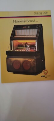 Flyer NSM-LIONS GALAXY 200 JUKE BOX advertisement original see pic | eBay