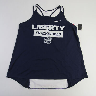 Liberty Flames Nike Sleeveless Shirt Women's Navy/White New | eBay