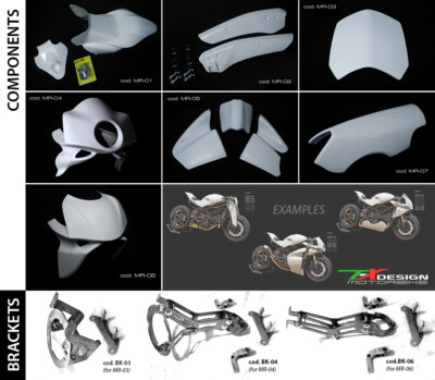 Paolo Tex Design Bodykits Ducati Monster 02-08 | eBay