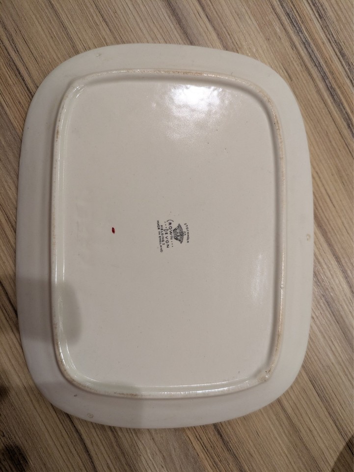 Crown Derby Stockholm Reindeer Cheese Dome with FREE small shaped plate ...