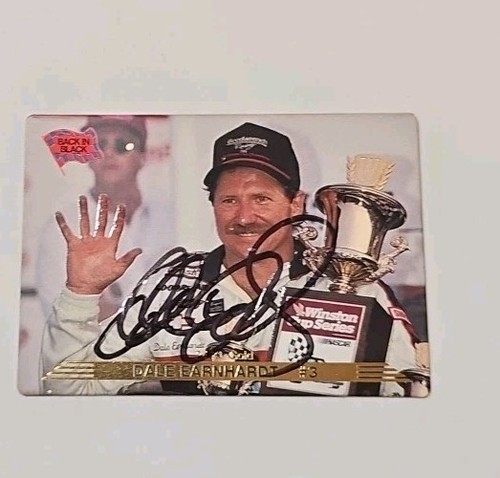 Dale Earnhardt Autograph Card No COA | eBay