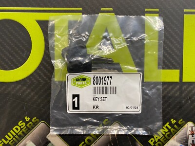 CLARK Forklift Key 8001977 Key #0777 Set of two | eBay