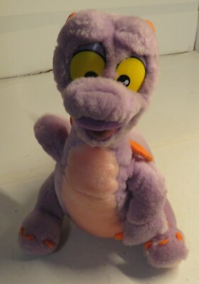 Vintage Figment Plush 10" Dragon Toy Walt Disney World Epcot Purple ...