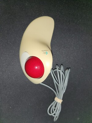 Logitech Trackman Marble FX T-CJ12 Mouse Ergonomic Used Tested | eBay