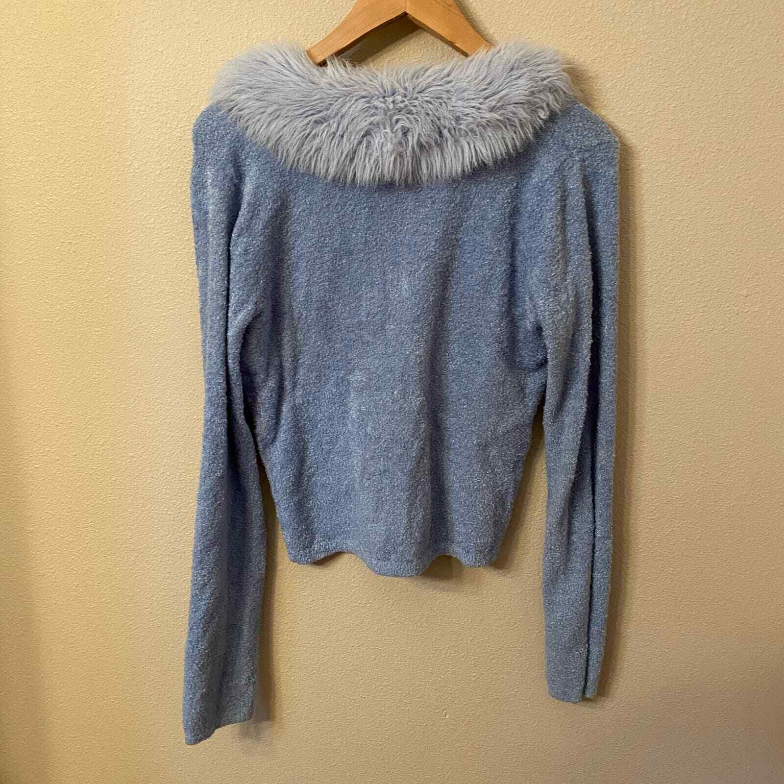 Rare 2004 Victoria's Secret Penny Lane Cardigan Fur M… - Gem