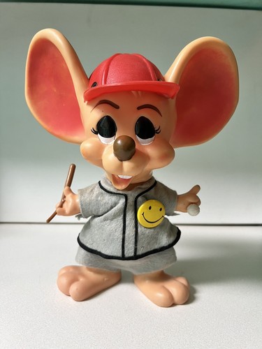Vintage 1970’s TOPO GIGIO Big Ear Baseball Mouse Bank Roy Des Of Fla ...