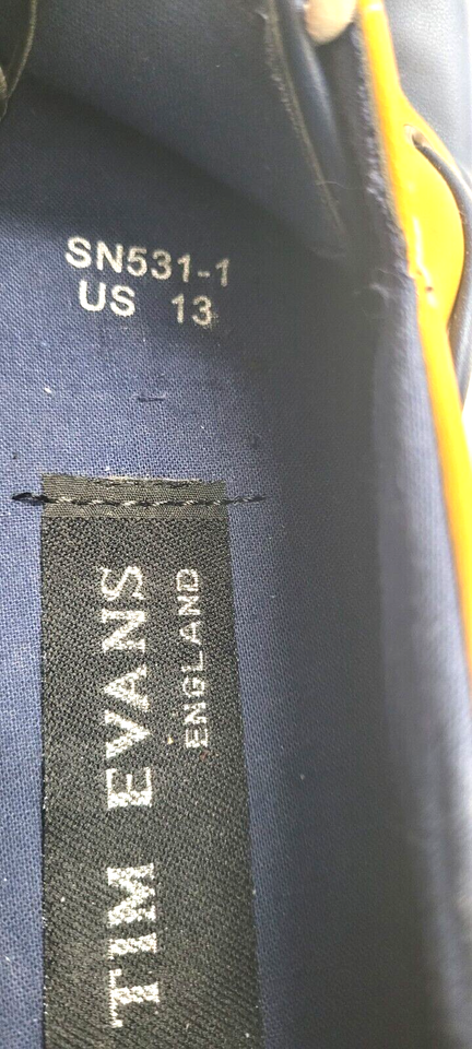 Tim Evans England Loafers Oxfords Boat Shoes Size 13 Two Tone Yellow ...