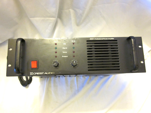 CREST PROFESSIONAL POWER AMPLIFIER MODEL: 4001 | eBay