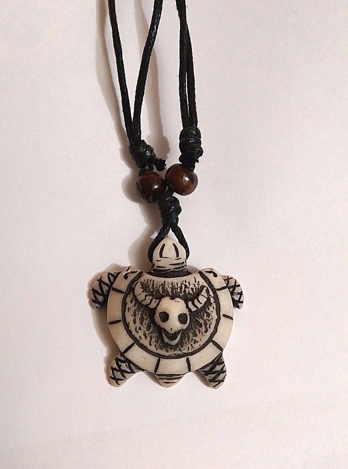 Over 30 STYLES Resin 1" to 2" TURTLES TORTOISES Pendant 18-34" Adj Cord ...