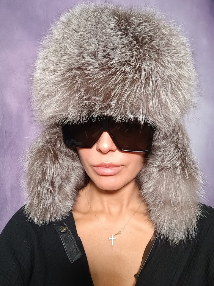 Real Fur ushanka hat Fox Fur Hat Winter | eBay