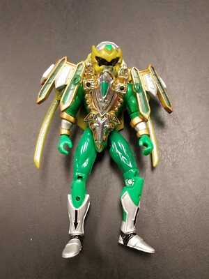 Power Rangers Time Force Green Ranger with swords and armor | eBay
