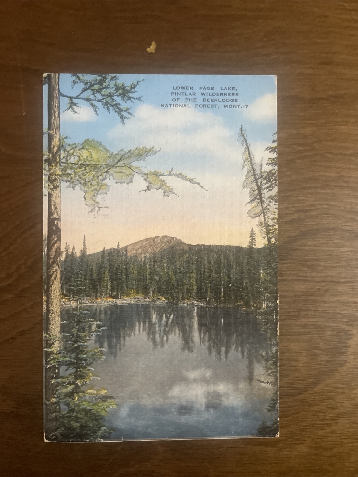 Lower Page Lake Pintlar Wilderness Of The Deerlodge National Forest MT ...
