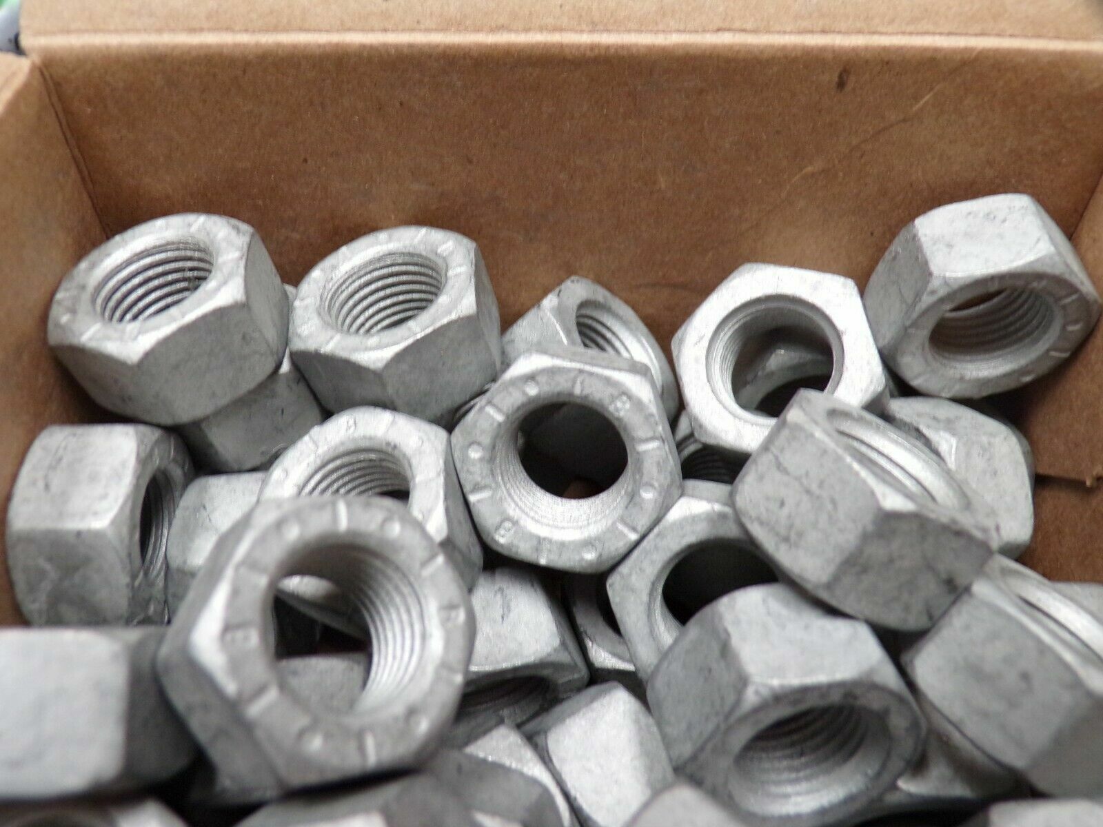 pk 50, Bowmalloy 9/16-18 Grade 9 Steel Right Hand Hex Nut 7/8" Across ...