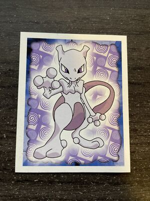 CARTE POKEMON STICKER MERLIN TOPPS 1999 MEWTWO NEUF FR | eBay