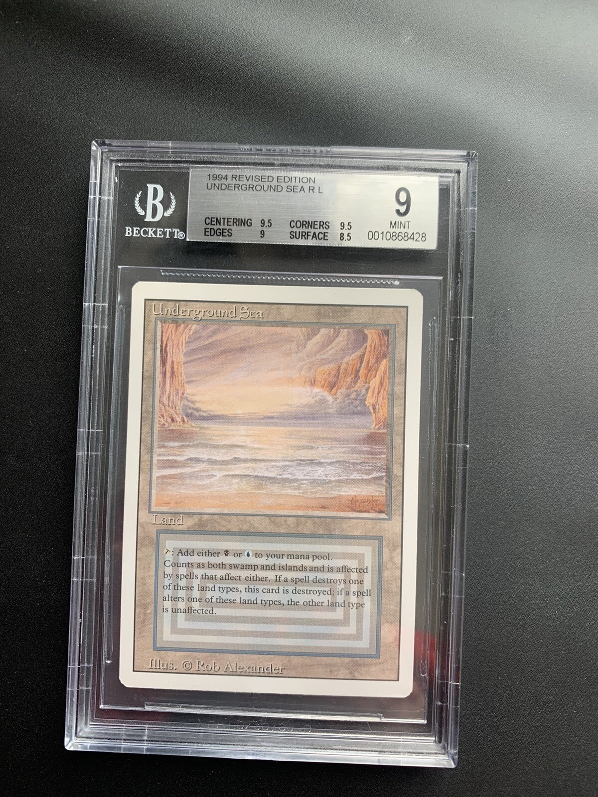 MTG Revised Underground Sea BGS 9.0 Dual Land reserve list Magic | eBay