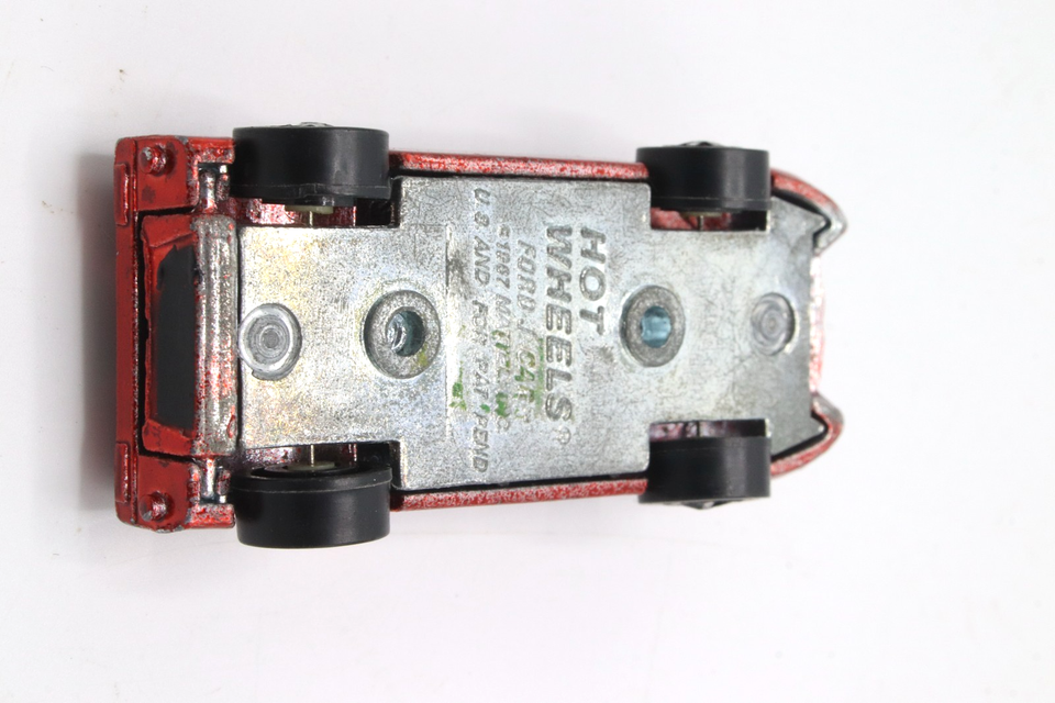 Vintage Hot Wheels Redlines Ford J Car Spectraflame Red Loose Diecast ...