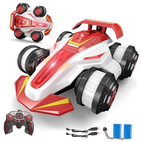 Upgraded Remote Control Car 360° Spins RC Car 2- in-1 Anti-Gravity RC ...