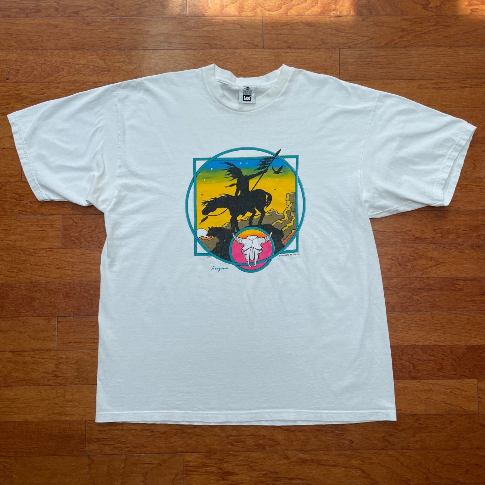 Vintage Arizona Native American Art Shirt - Gem