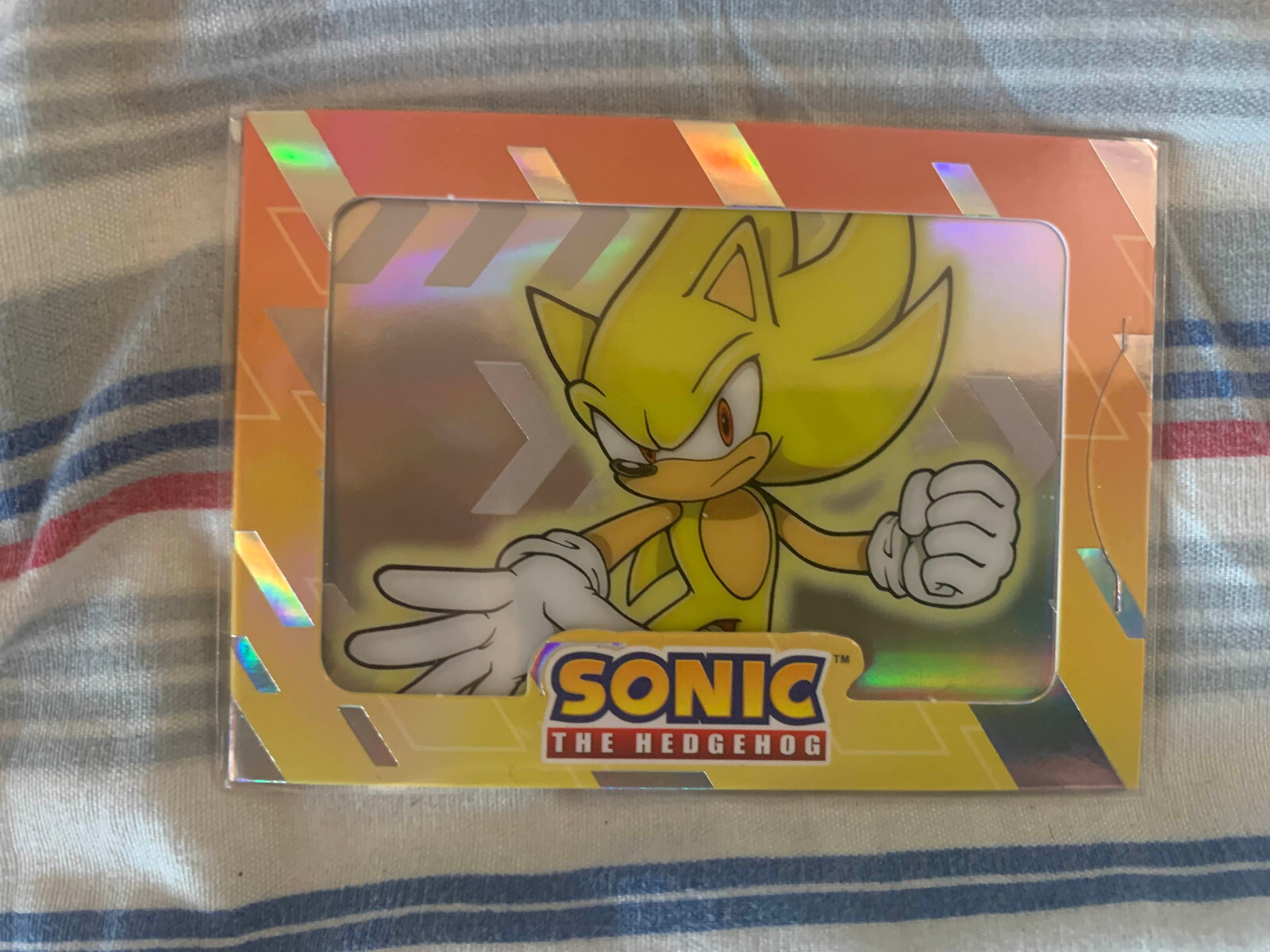 CyberCel Sonic Series 1 Super Rare Super Sonic | eBay