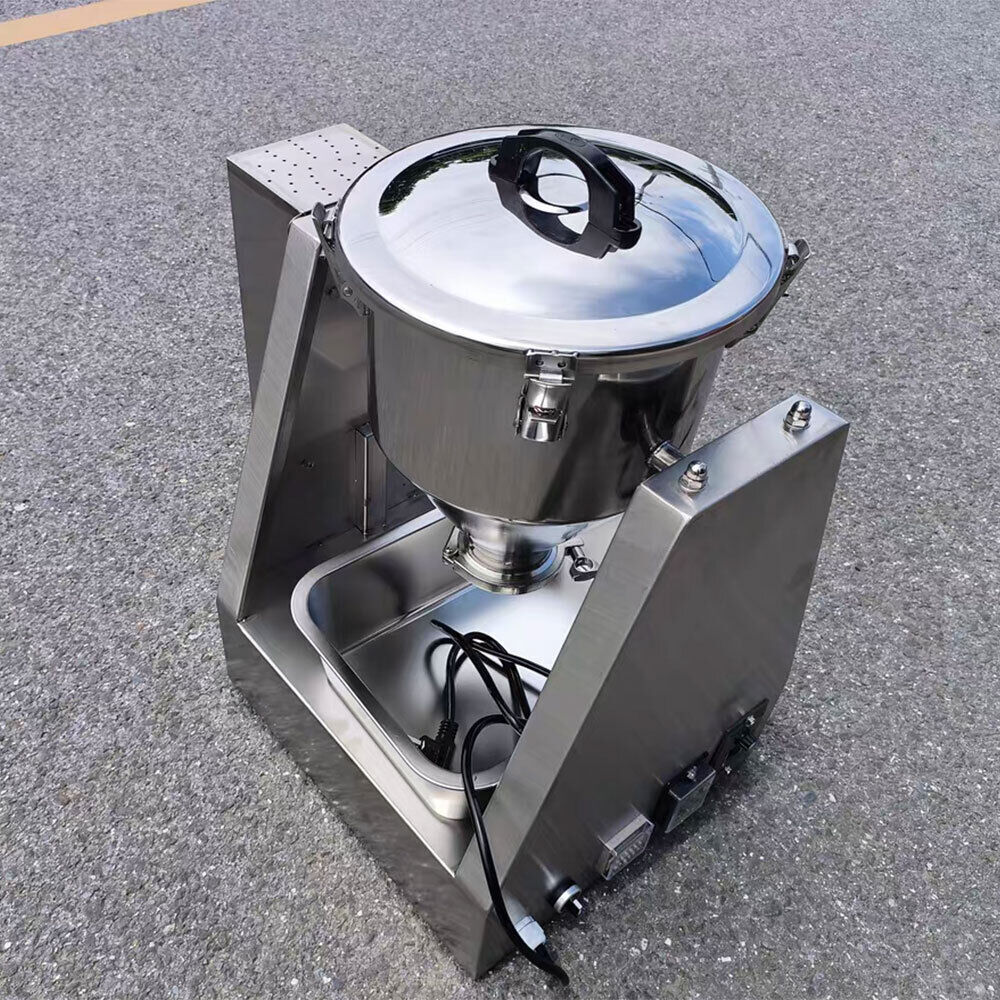 5-20KG Electric 304 Stainless Powder Blender Lab Dry Dough Powder Drum ...