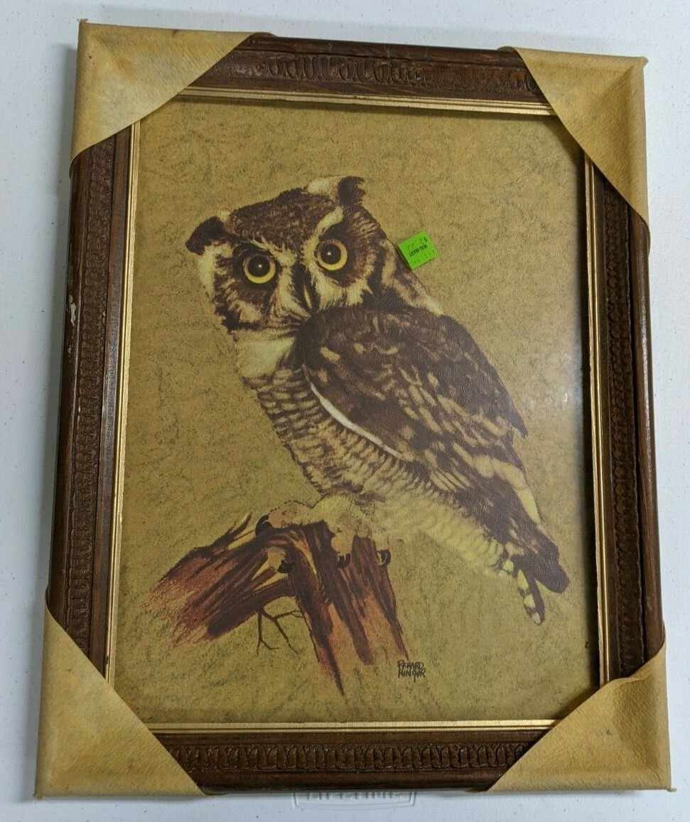 Vintage Owl Print