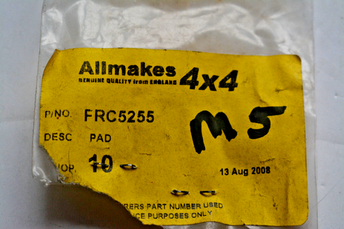 Allmakes Land Rover FRC5255 Def Disco 1 RRC Clutch Clipper Pad LT77 ...