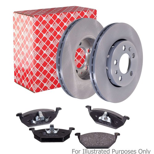 Fits Mercedes CLK C208 200 Kompressor Febi Front Vented Brake Disc ...